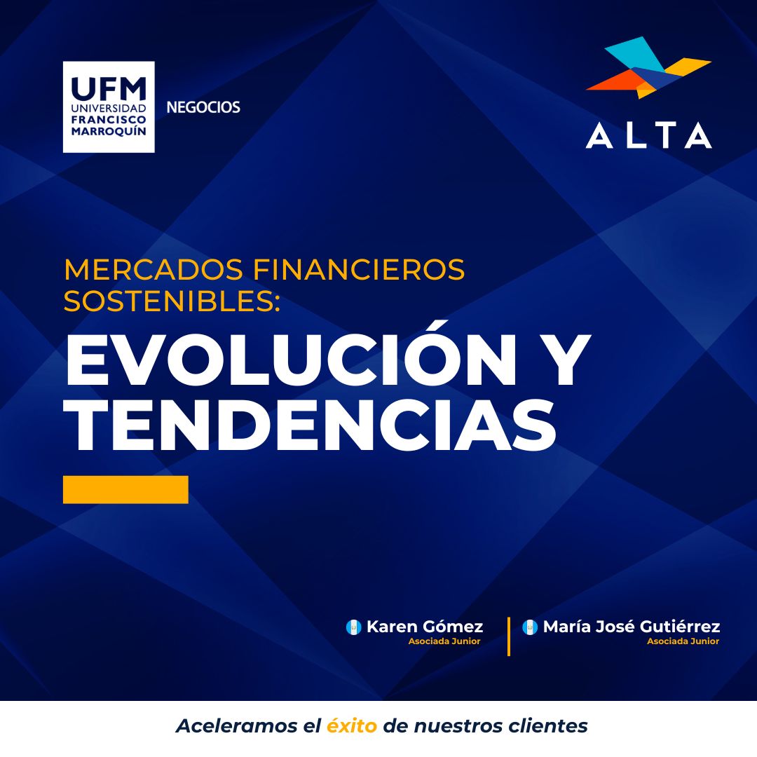 Mercados financieros sostenibles: evolución y tendencias - ALTA